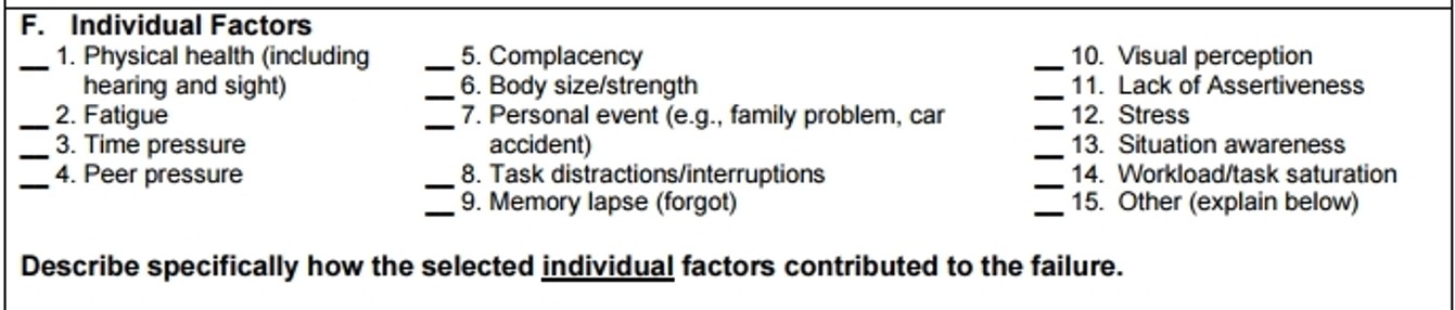 Ramp Error Decision Aid (REDA) | Ramp Accident Investigation ...
